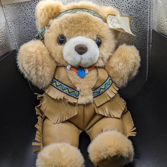 Dan Dee | Toys | Vintage Dan Dee Precious Native American Teddy Bear ...
